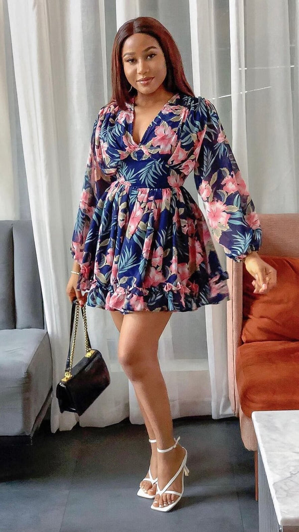 Simmi chiffon dress – HOUSE OF NAYA