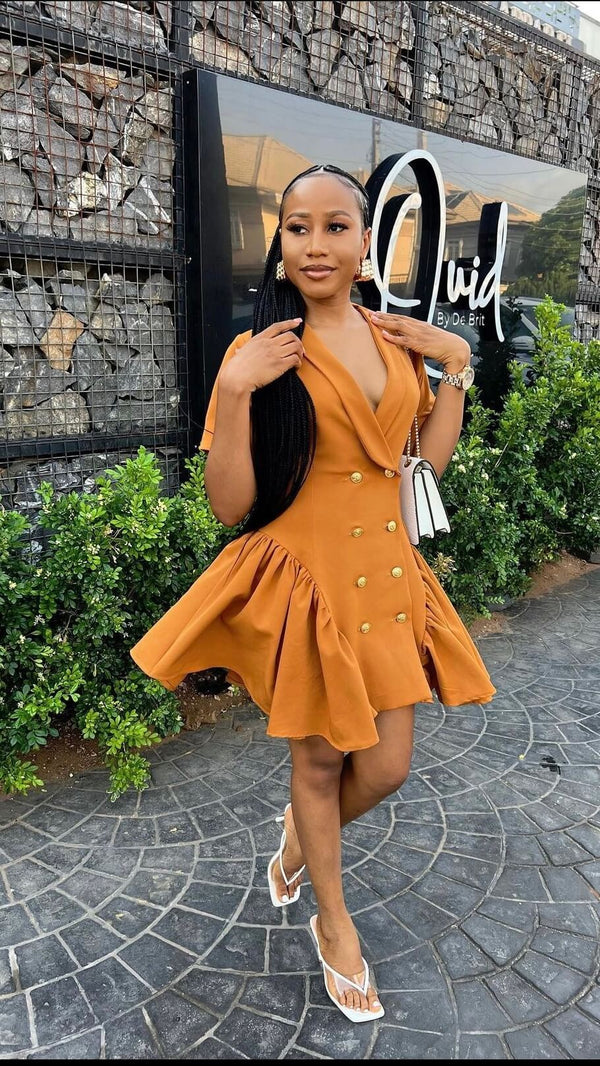 Fanta crepe dress – House of Naya